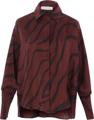 Raquel Diniz t-shirt à imprimé zébré - Rouge