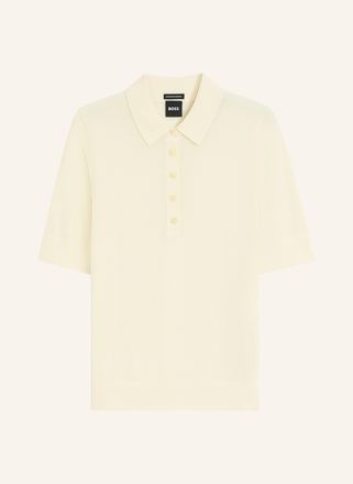 HUGO BOSS Poloshirt Fidenka Aus Merinowolle beige