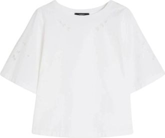 Max Mara Femme, Tops, Blanc, Taille: 38 FR Targa Top