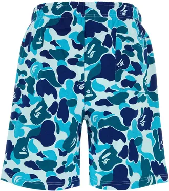 A Bathing Ape Blue Exterior: Cotton Short
