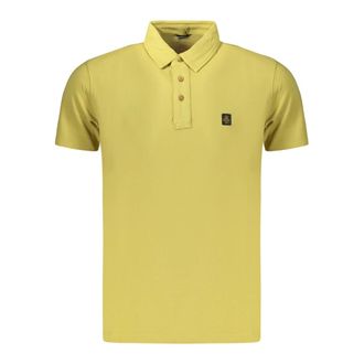 RefrigiWear Homme, Tops, Jaune, Taille: 3XL Polo Piqu&eacute; Miroir