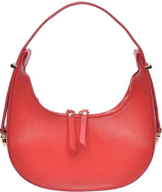Isabella Rhea Rot Rindsledertasche