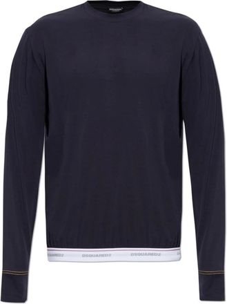 Dsquared2 Homme, Tops, Bleu, Taille: M T-shirt de la ligne Underwear