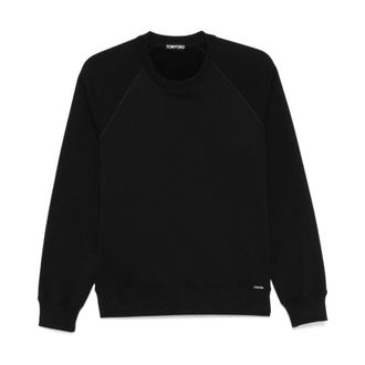 Tom Ford Homme, Sweatshirts et sweats &agrave; capuche, Noir, Taille: 2XL SweaT-shirt en molleton