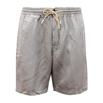 PT01 Bermuda-Shorts aus Leinenmischung - - Shorts - Herren - Grau - XL