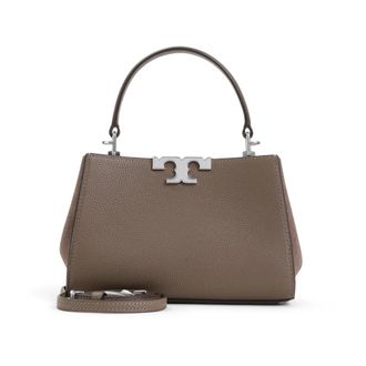 Tory Burch Mini Satchel mit T-Logo-Design - - Bags - Damen - Grau - ONE SIZE
