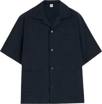 Aspesi Homme, Chemises, Bleu, Taille: L Short Sleeve Shirt