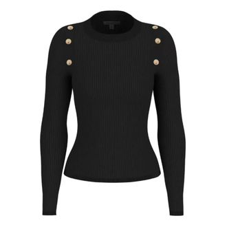 Guess Button Vonn - - Knitwear - Damen - Schwarzk - S