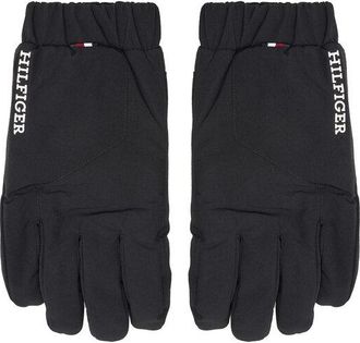 Tommy Hilfiger Herrenhandschuhe Th Monotype Quilt AM0AM12829 Schwarz