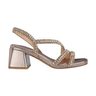 Alma En Pena Alma EN Pena, Femme, Chaussures, Jaune, Taille: 39 EU Sandalette strass sans zip