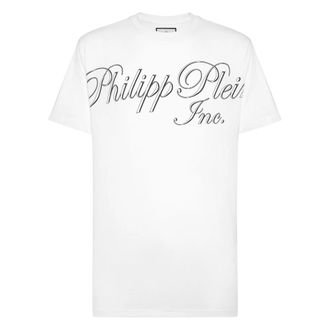 Philipp Plein T-Shirt Rundhals - - Tops - Herren - Wei&szlig; - XL