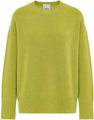 Allude Pull Col Rond - Vert