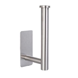 Generic Selbstklebender Papierhalter aus Edelstahl, kompatibel mit Toilettenpapierrollenregal for K&uuml;che und Badezimmer, geb&uuml;rstetes Gold(Brushed)