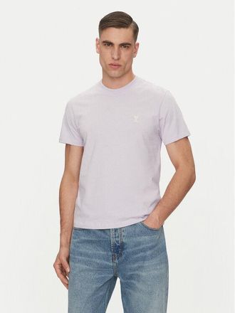 Ami T-Shirt HTS060.724 Violett Regular Fit