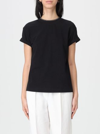 Brunello Cucinelli T-Shirt BRUNELLO CUCINELLI Femme couleur Noir