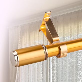 Generic Aluminium-Gardinenstange Innen- Und Au&szlig;enbereich Wandmontage Leise Vorhang-vorhangstange F&uuml;r Fenster Privatsph&auml;re In Offenen R&auml;umen In Mehreren Farben