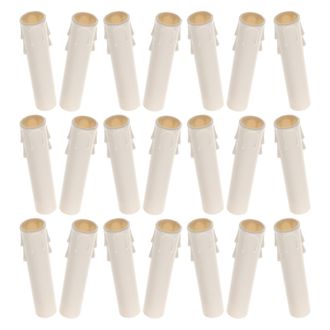 BESPORTBLE MUELODSIC 50 St&uuml;ck 50 St&uuml;ck Tropfschutz Kerzenh&uuml;lsen Kunststoff &Oslash;25X100mm Transparent f&uuml;r Kronleuchter Lampenfassung Kerzenhalter Zubeh&ouml;r