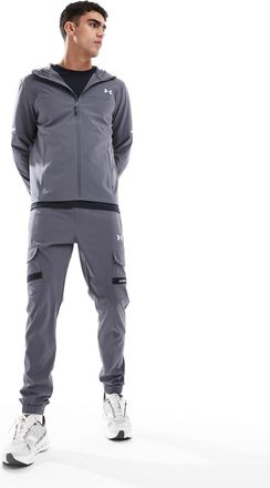 Under Armour Tech Utility - Gewebte Jogginghose in Castlerock-Grau