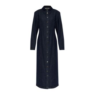 Gestuz Denim Kleid Tilma Lang - - Dresses - Damen - Blau - XS