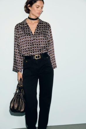 Gerard Darel Jean flare noir - ANNA - Noir
