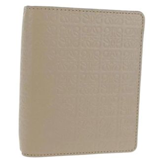 Loewe Portefeuille en cuir Pre-owned - Femme - Pre-owned - Beige - Taille: ONE Size