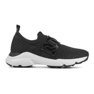 Tod's Schwarze Stoff-Sneakers - - Shoes - Damen - Schwarzk - 35 EU