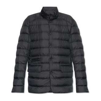 Moncler Homme, Vestes, Bleu, Taille: 3XL Carrelet Down Jacket