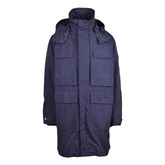 Add Garment Dyed Vintage Parka - - Coats - Herren - Blau - L