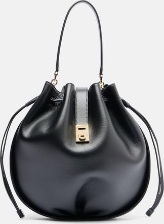 Ferragamo Bucket Bag Hug aus Leder