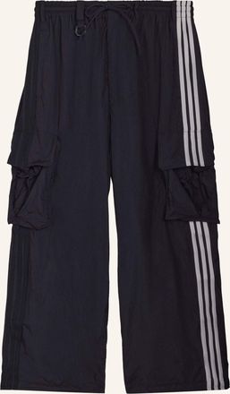 Yohji Yamamoto Y-3 Nylon Wired 3-Streifen Cargohose schwarz