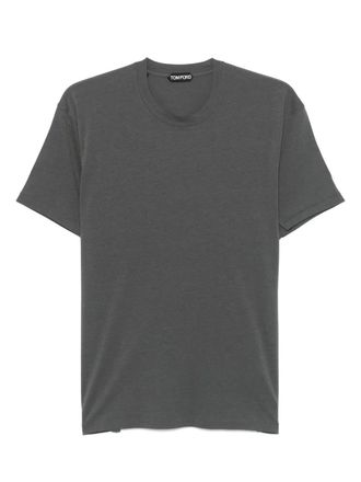 Tom Ford t-shirt à design chiné - Gris