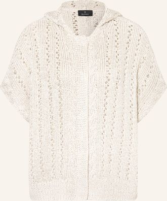 Monari Monari Strickjacke Mit Pailletten beige