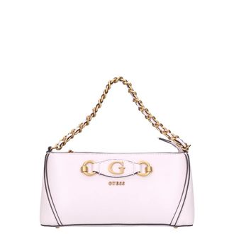 Guess Faux Leather Shoulder Bag - - Bags - Damen - Beige - ONE SIZE
