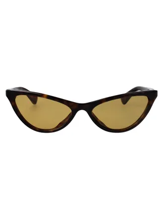 Bottega Veneta BV1414S Cat-Eye Havana Sunglasses - Brown