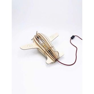 Lucide Lucide - Lampe de table Led bois Antoine - Atelier Loupiote