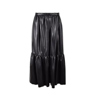 Pinko Pinko, Femme, Jupes, Noir, Taille: 42 FR Jupe Femme Viscose Noire Automne/Hiver