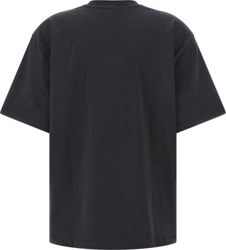 Ganni Tiger Graphic Print T-shirt - Black
