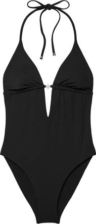Tory Burch Femme, Maillots de bain, Noir, Taille: 40 FR Tie-Back One-Piece