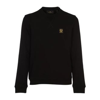 Belstaff Schwarzer Pullover Sweatshirt - - Sweatshirts & Hoodies - Herren - Schwarzk - 2XL
