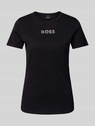 Boss Orange by Hugo Boss T-Shirt mit Strasssteinbesatz Modell Eloga