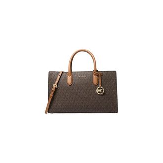 Michael Kors Sac &agrave; main Scarlett Medium Ew Tz - Femme - Sacs - Brun - Taille: ONE Size