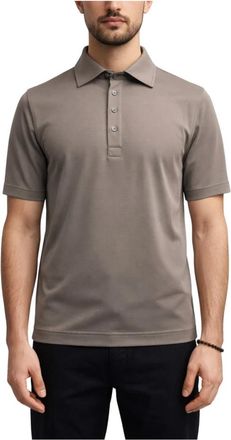 Gran Sasso Homme, Tops, Brun, Taille: 2XL Polo Chemises