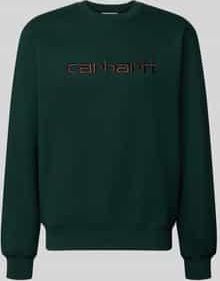 Carhartt Work in Progress Regular Fit Sweatshirt aus Baumwoll-Mix mit Logo-Stickerei