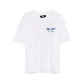 Nahmias Homme, Tops, Blanc, Taille: XL T-shirt Y10-T23N2 100