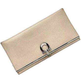 Ferragamo Pre-owned Lange Geldb&ouml;rse (Bi-Fold) - - Pre-owned - Damen - Beige - ONE SIZE