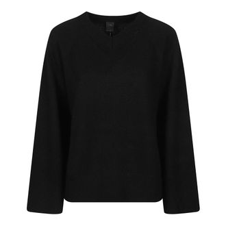 Pinko Pinko, Femme, Pulls, Noir, Taille: 36 FR Valencia Pull Col en V