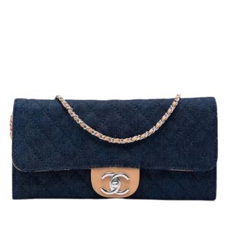 Chanel Pre-owned Wallet On Chain - - Pre-owned - Damen - Blau - ONE SIZE