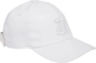 Dondup Homme, Accessoires, Blanc, Taille: ONE Size Casquette de baseball