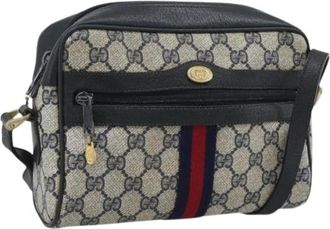 Gucci Sac bandouli&egrave;re vintage en cuir PVC Pre-owned - Femme - Pre-owned - Bleu - Taille: ONE Size