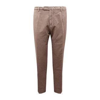 Santaniello Evoluto Baumwoll-/Leinenhose - - Trousers - Herren - Braun - 3XL